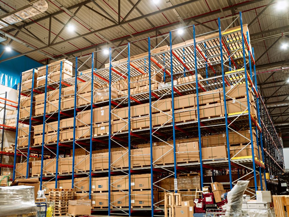 Projects - New Live Storage Racking System for pallets - STAMH LTD